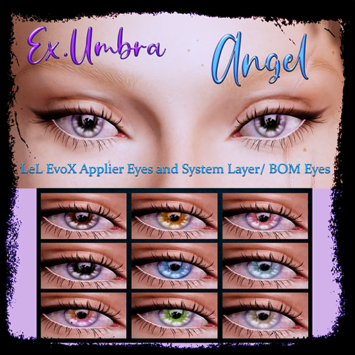 Second Life Marketplace - Ex.Umbra EvoX Angel Eyes
